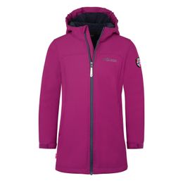 Trollkids Kinder Softshellmantel "GIRLS KRISTIANSAND COAT", blau, Gr. 176, Obermaterial: 94% Polyester, 6% Elasthan, M&auml;ntel, mit angeschnittener