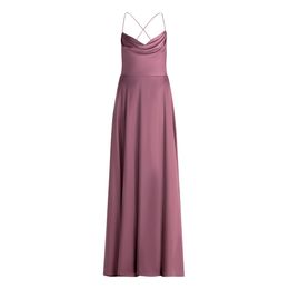 Vera Mont Damen Abendkleid "Damen mit Wasserfallausschnitt"sweet bloom, Gr. 40, Satin, Obermaterial: 97% Polyester, 3% Elasthan. Futter: 100%
