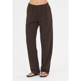 ENDURANCE ATHLECIA ATHLECIA Damen Sweathose "Crecy"braun, Gr. 40, unifarben, 50% Baumwolle, 48% Polyester, 2% Elasthan, Hosen, mit atmungsaktivem Tragekomfort