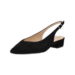 Peter Kaiser Damen Slingpumps "Peter Kaiser Pumps Veloursleder", Gr. 38,5, schwarz, Veloursleder, Schuhe