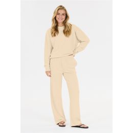 ENDURANCE ATHLECIA ATHLECIA Damen Sweathose "Crecy"beige, Gr. 38, unifarben, 50% Baumwolle, 48% Polyester, 2% Elasthan, Hosen, Mit atmungsaktivem Tragekomfort