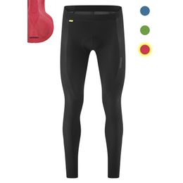 Gonso Herren Fahrradhose "Sitivo Tight M", rot, Gr. L, 57% Polyamid, 28% Polyester, 15% Elasthan, Hosen, Herren Radhose mit innovativem Sitzpolster,