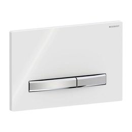 Geberit Sigma 50 Square Bet&auml;tigungsplatte 115788112 wei&szlig;-alpin, f&uuml;r 2-Mengen-Sp&uuml;lung