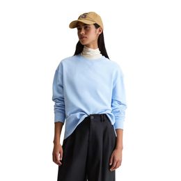 Marc O'Polo Damen Sweatshirt "aus Organic Cotton-Mix"blau dusk, Gr. XXS, MARC O'POLO DENIM, unifarben, Obermaterial: 90% Baumwolle, 10% Polyester, Sweatshirts