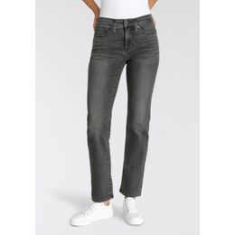 Levi's LEVI'S Damen Gerade Jeans "314 Shaping Straight", blau, Gr. 32, Denim/Jeans, Obermaterial: 70% Baumwolle, 20% Polyester, 8% Viskose, 2% Elasthan,