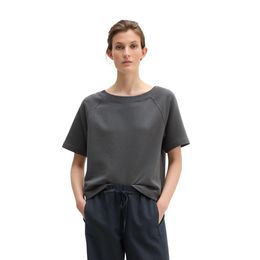Marc O'Polo MARC O'POLO Damen Sweatshirt "aus Organic Cotton", grau, Gr. L, unifarben, Obermaterial: 100% Baumwolle, Sweatshirts