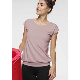 Damen Yoga & Relax Shirt "Soulwear - Essentials Yoga Shirts", rosa, Gr. 36, OCEAN SPORTSWEAR, Single Jersey, Obermaterial: 92% Polyester, 8%