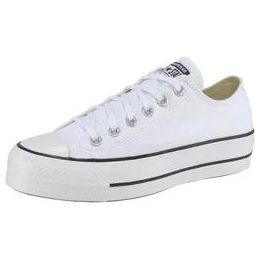 Sneaker Converse "CHUCK TAYLOR ALL STAR PLATFORM CANVAS", Damen, Gr. 41, wei&szlig;, Textil, Schuhe Sneaker