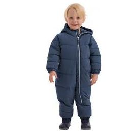Overall "FIOW 32 MNS ONPC", M&auml;dchen, Gr. 110/116, Normalgr&ouml;&szlig;en, blau (dunkelblau), Obermaterial: 100% Polyester;Futter: 100% Polyester;F&uuml;llung: 100% Polyester, FIRST INSTINCT BY Killtec, Overalls Overall, Wind- und wasserabweisender Schneeanzug, innen warmes Teddyfleece