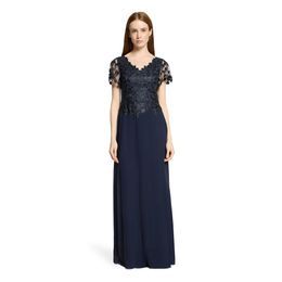 Vera Mont Damen Abendkleid "Damen mit Stickerei"night sky, Gr. 48, Obermaterial: 100% Polyester; Futter: 100% Polyester, Kleider