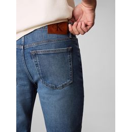 Herren Slim-fit-Jeans "SLIM TAPER", blau, Gr. 32, Calvin Klein Jeans, Denim/Jeans, Obermaterial: 98% Baumwolle, 2% Elasthan, Jeans, mit Markenlabel