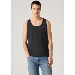 Levi's LEVI'S Herren Tanktop "LSE HOUSEMARK TANK", schwarz, Gr. S, unifarben, Jersey, Obermaterial: 100% Baumwolle, Tops, mit Logo Stickerei