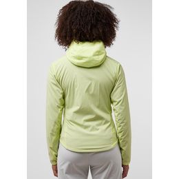 Jack Wolfskin Damen Funktionsjacke "PRELIGHT INS JKT W", gr&uuml;n, Gr. M, Obermaterial: 89% Polyamid, 11% sonstige Fasern. Futter: 100% Polyester.