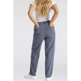 KjBRAND Damen Stretch-Hose "Babsie", grau, Gr. 46, Denim/Jeans, Obermaterial: 71% Baumwolle, 25% Polyester, 4% Elasthan, Hosen