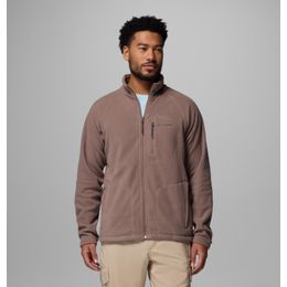 Columbia Herren Fleecejacke "Fast Trek II Full Zip Fleece"iron, Gr. XXL, Fleece, Obermaterial: 100% Polyester, Jacken, mit hochschlie&szlig;endem Kragen,