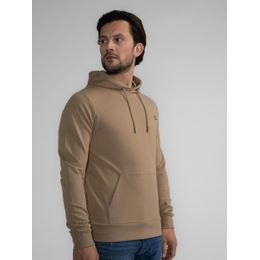 Herren Sweater, braun, Gr. S, PETROL INDUSTRIES, Sweatware, Obermaterial: 95% Baumwolle, 5% Elasthan, Sweatshirts, mit K&auml;ngurutasche