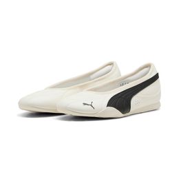 Puma Herren Sneaker "CATCH SOLEIL BALLERINA", Gr. 40warm wei&szlig;, Puma schwarz, Synthetik, Schuhe, mit Schn&uuml;rung, leicht profilierte Gummi-Laufsohle,