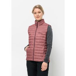 Jack Wolfskin Damen Daunenweste "PILVI DOWN VEST W", rot, Gr. L, Obermaterial: 100% Polyester. Futter: 100% Polyester. F&uuml;llung F&uuml;llung: 80%