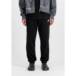 Jogginghose Alpha Industries "Basic Jogger SL II", Herren, Gr. L, Normalgr&ouml;&szlig;en, schwarz, Obermaterial: 80% Baumwolle, 20% Polyester, Hosen Jogginghose