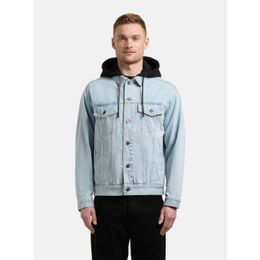 Khujo Herren Jeansjacke "Jokin"hellblau, Gr. XL, Obermaterial: 100% Baumwolle; Obermaterial 2: 60% Baumwolle, 40% Polyester, Jacken, Herren