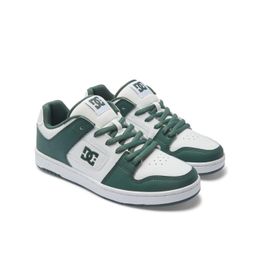 DC Shoes Herren Schn&uuml;rschuh "Manteca", Gr. 9, gr&uuml;n, Obermaterial: Leder (Kuh) / Futter: Textil / Au&szlig;ensohle: Gummi., Schuhe