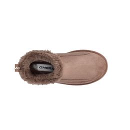 O`Neill O'NEILL Damen Hausschuh "TAMMY WOMEN SLIP-ON", Gr. 39, braun, Textil, Schuhe, Homeslippers, Pantoffel, Clog mit Fell