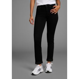 Arizona Damen Slim-fit-Jeans "Ultra Stretch", schwarz, Basic, Gr. 36, unifarben, Obermaterial: 63% Baumwolle, 32% Polyester, 5% Elasthan, Jeans