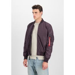 Herren Bomberjacke "MA-1 TT Light", lila, Gr. S, Alpha Industries, Shell: 100% Nylon. Lining: 100% Nylon, Jacken