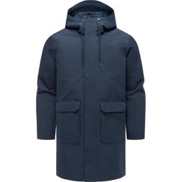 Ragwear Herren Funktionsmantel "Mr Them Long Light YOUMODO", blau, Gr. 5XL, Obermaterial: 80% Polyester, 20% Nylon. Innenfutter: 100% Polyester,