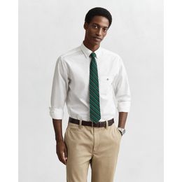 Gant Herren Langarmhemd "Regular Fit Popeline Hemd leicht strapazierf&auml;hig pflegeleicht", wei&szlig;, Gr. XXXL, unifarben, Popeline, Obermaterial: 100%
