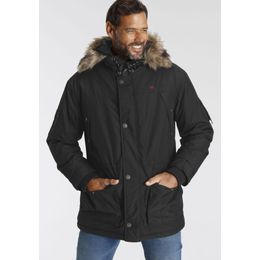 MAN'S WORLD MAN'S WORLD Herren Parka, schwarz, Gr. XXL, Obermaterial: 100% Polyester. Besatz: 80% Polyacryl, 20% Polyester. B&uuml;ndchen: 100% Polyester. Futter: