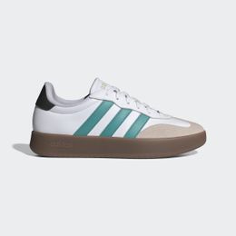 Damen Sneaker "BARREDA", adidas Sportswear, Gr. 42, wei&szlig;, Leder, Synthetik, Schuhe, inspiriert vom Design des adidas handball spezial