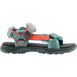 Jack Wolfskin M&auml;dchen Sandale "SEVEN SEAS 3 K", Gr. 32, gr&uuml;n, Synthetik, Textil, Schuhe, Outdoorsandale, Sommerschuhe