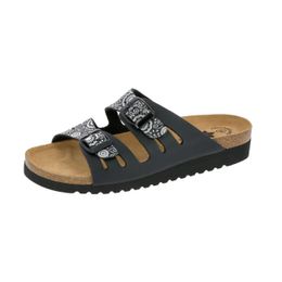 Lico Damen Pantolette "Pantolette Bioline Lady Classic", Gr. 40, schwarz, Synthetik, Schuhe