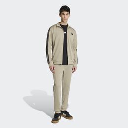 Herren Trainingsanzug "DAYREADY", beige, Gr. S, adidas Sportswear, Interlock, Obermaterial: 100% Polyester, Sportanz&uuml;ge, f&uuml;r Laufen und sportliche