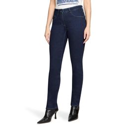 Betty Barclay Damen Slim-fit-Jeans "Damen mit aufgesetzten Taschen"dunkelblau, Basic, Gr. 40, Obermaterial: 92% Baumwolle, 6% Elastomultiester, 2%