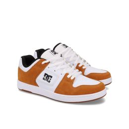 DC Shoes Herren Schn&uuml;rschuh "Manteca", Gr. 6,5, wei&szlig;, Obermaterial: Leder (Kuh) / Futter: Textil / Au&szlig;ensohle: Gummi., Schuhe