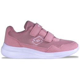 Lotto M&auml;dchen Sneaker, Gr. 33, rosa, Kunstfaser, Synthetik, unifarben, Schuhe, - besonders leicht & bequem