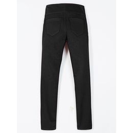 Casual Looks Damen Schlupfhose, schwarz, Gr. 21, unifarben, 65% Baumwolle, 33% Polyester, 2% Elasthan, Hosen