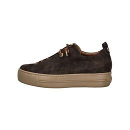 Paul Green Damen Sneaker "Paul Green Sneaker Leder", Gr. 40,5, braun, Leder, Schuhe
