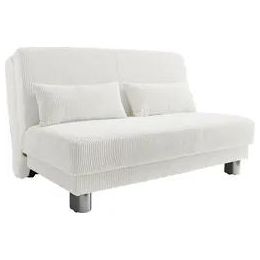 Schlafsofa Home Affaire "Gina", wei&szlig;, B:80cm H:86cm T:195cm, Sofas, Schlafsofa, mit einem Handgriff vom Sofa zum Bett