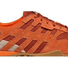 Geox Herren Schn&uuml;rschuh "U SNAKE ORIGINAL", Gr. 43, orange, Leder, Textil, Schuhe, Schn&uuml;rschuh, Freizeitschuh, Trekking Sneaker mit Lederinnensohle