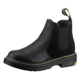 Chelseaboots Dr. Martens "2976 J", M&auml;dchen, Gr. 35, schwarz, Elastischer Einsatz, Leder, Schuhe Chelseaboots, mit Stretcheinsatz