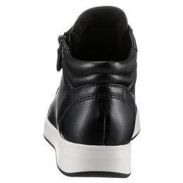 Ara Damen Schn&uuml;rboots "ROM", Gr. 7,5, schwarz, Glattleder, Schuhe, Keilabsatz, High Top-Sneaker, Freizeitschuh in Schuhweite G = weit