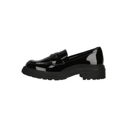 Clarks Damen Slipper "Orinoco3 Edge", Gr. 35,5schwarz, Gummi, Leder, Schuhe, aus hochwertigem, schwarzem Lackleder