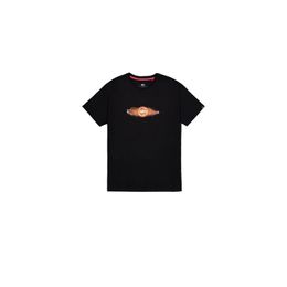 Herren T-Shirt "Lightning T-Shirt", schwarz, Gr. L, Alpha Industries, Obermaterial: 100% Baumwolle, Shirts