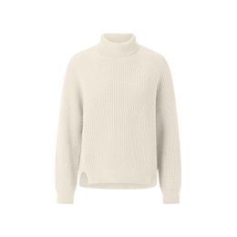 RICHROYAL Damen Rollkragenpullover, beige, Gr. L, Strick, Obermaterial: 35% Polyamid, 30% Wolle, 30% Viskose, 5% Kaschmir, Pullover, mit
