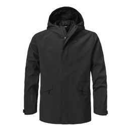 Sch&ouml;ffel SCH&Ouml;FFEL Herren Regenjacke "CIRC Jacket Style Smue MEN"schwarz, Gr. 58, unifarben, Web, Obermaterial: 100% Polyester, Jacken, mit