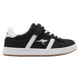 Kangaroos M&auml;dchen Sneaker "K-CA MILES EV", Gr. 25, schwarz-wei&szlig;, Synthetik, Schuhe