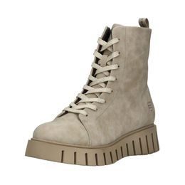 Bagatt Damen Schn&uuml;rstiefelette "Bagatt Stiefelette Nubukleder", Gr. 36beige, Nubukleder, Schuhe
